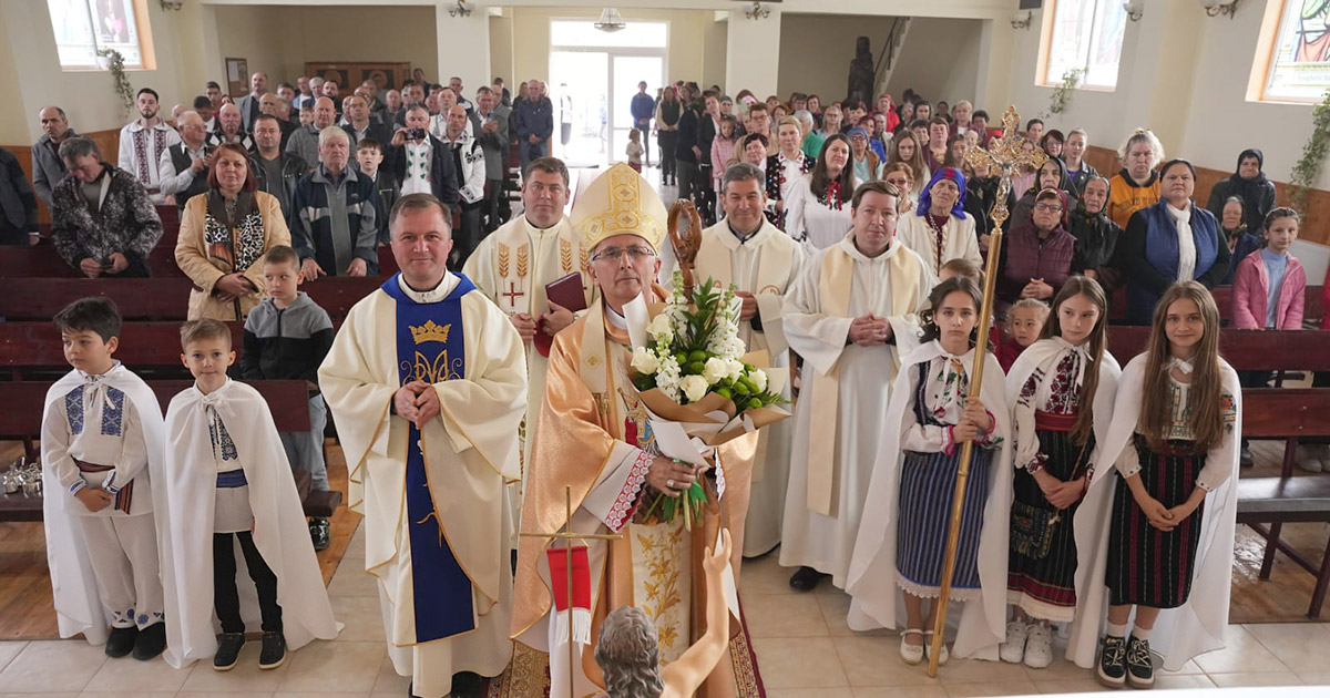 Vizită pastorală a PS Iosif Păuleț în Parohia Stufu