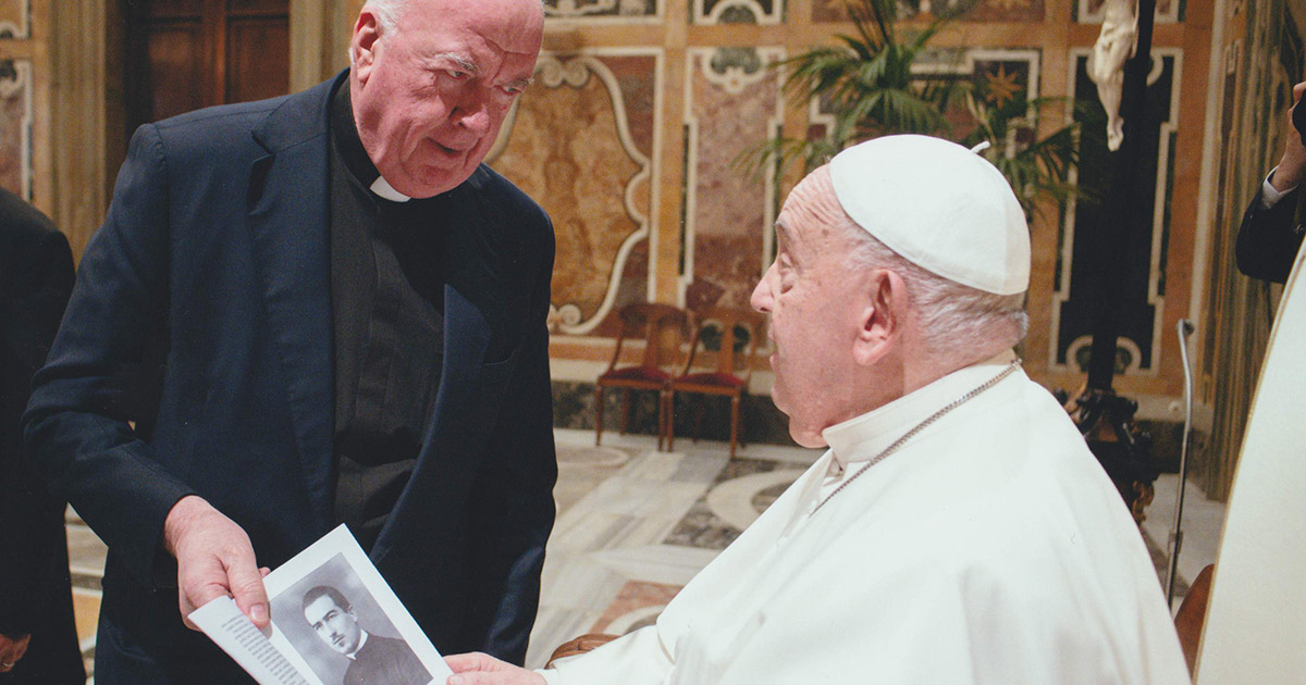 Slujitorul lui Dumnezeu preotul Dumitru Matei s-a întâlnit din nou cu Papa Francisc