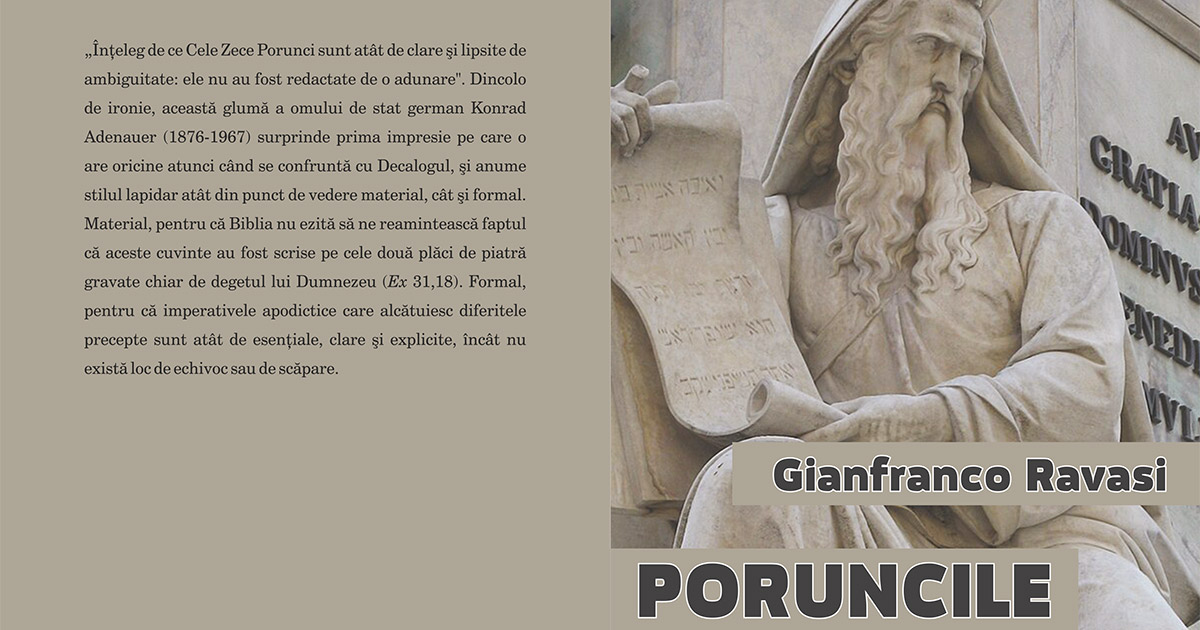 La Editura „Sapientia” a apărut recent cartea: Poruncile